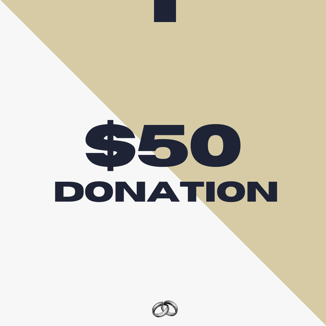 $50 Donation (One-Time Gift) – Rejoice Marriage Ministries Bookstore